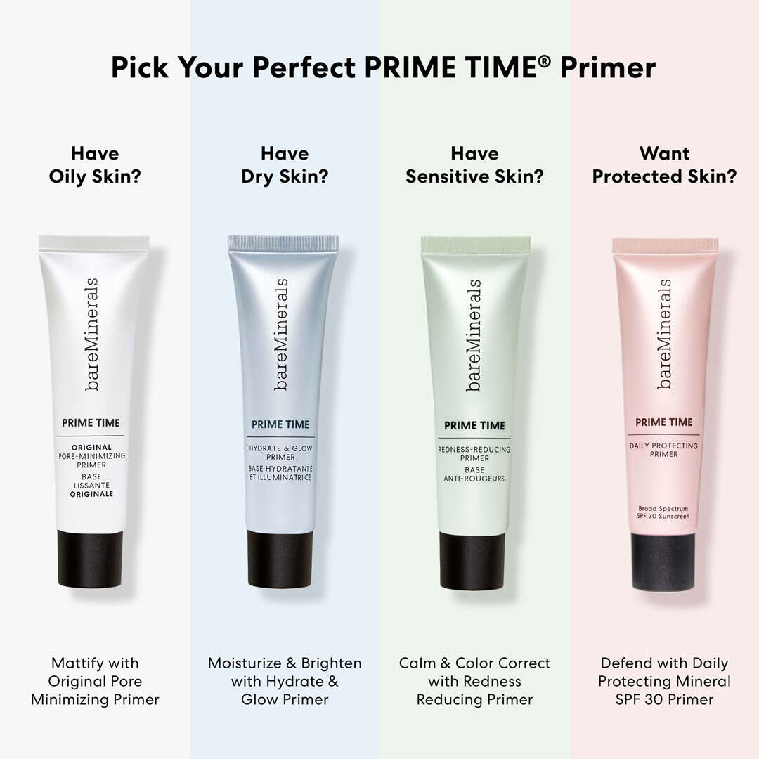 bareMinerals Prime Time Redness Reducing Primer 30 ml - Fredrik & Louisa