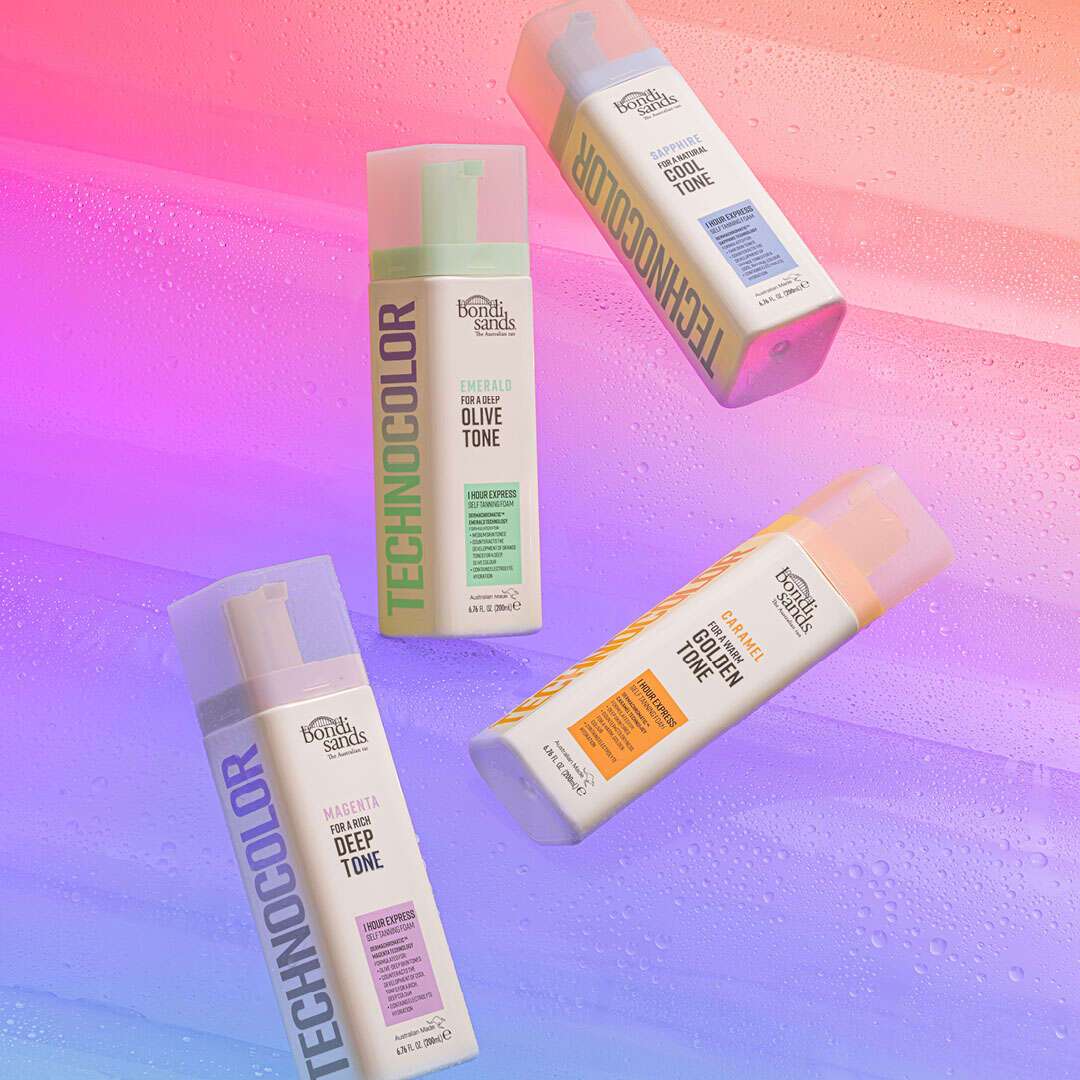 Bondi Sands Technocolor 1 Hour Express Self Tanning Foam Magenta 200 ml ...