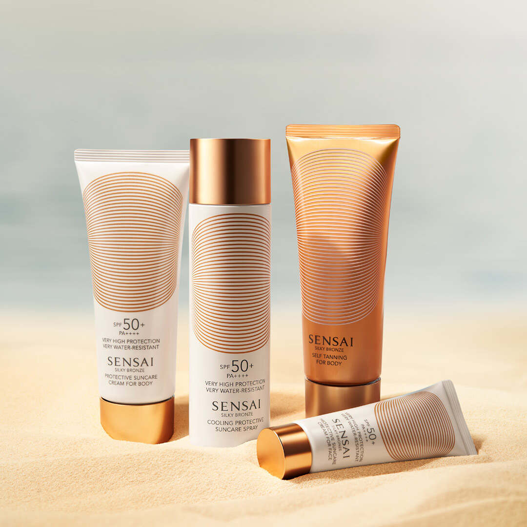 Sensai Silky Bronze Protective Suncare Cream For Face SPF 50+ 50 ml ...